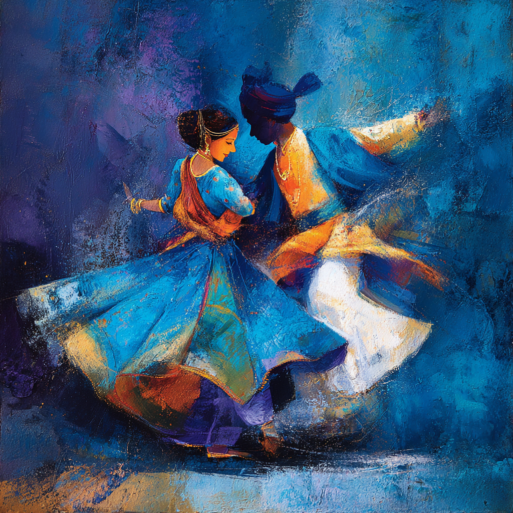 Whirlwind of Blue: Divine Dance