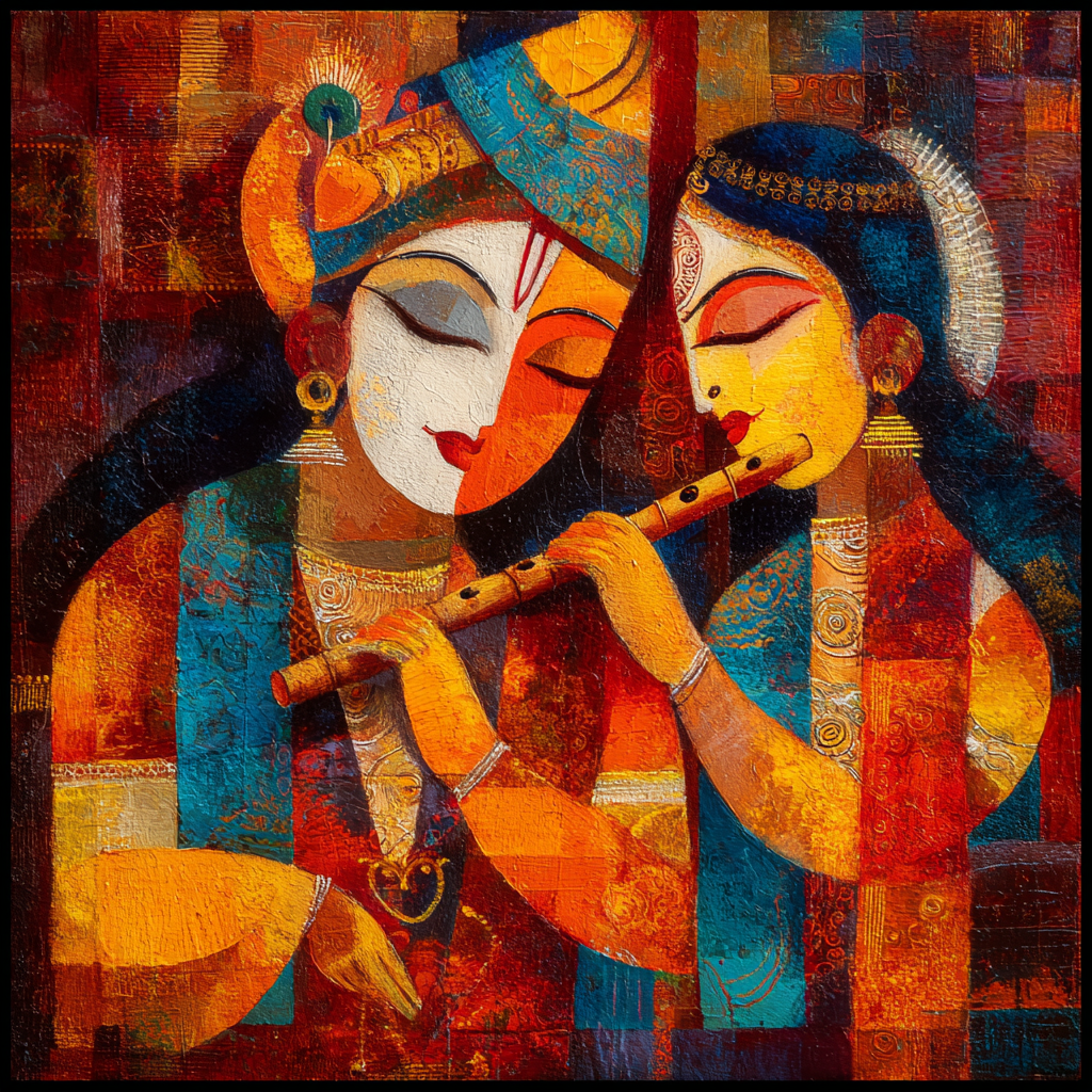Flute of Duality: Abstract Radha-Krishna