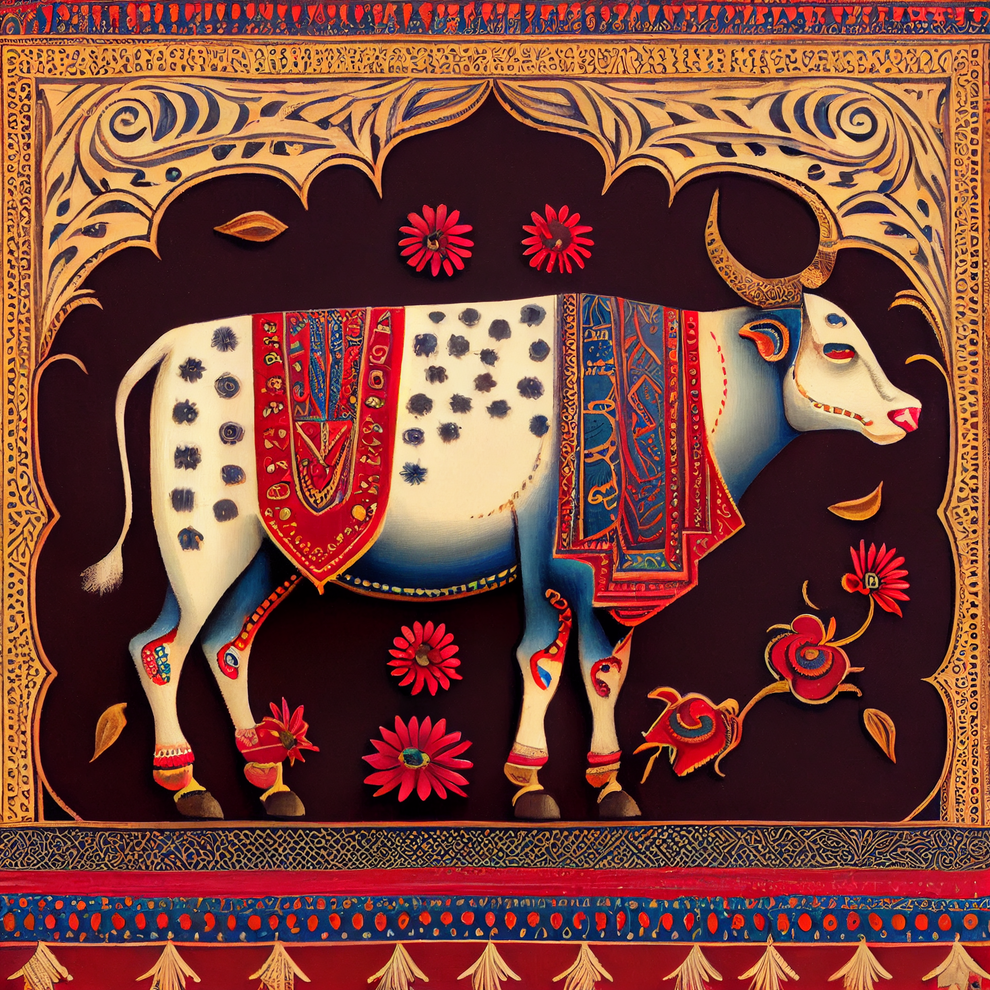 Pichwai Art: The Traditional Indian Style Depicting the Holy Cow, Folk