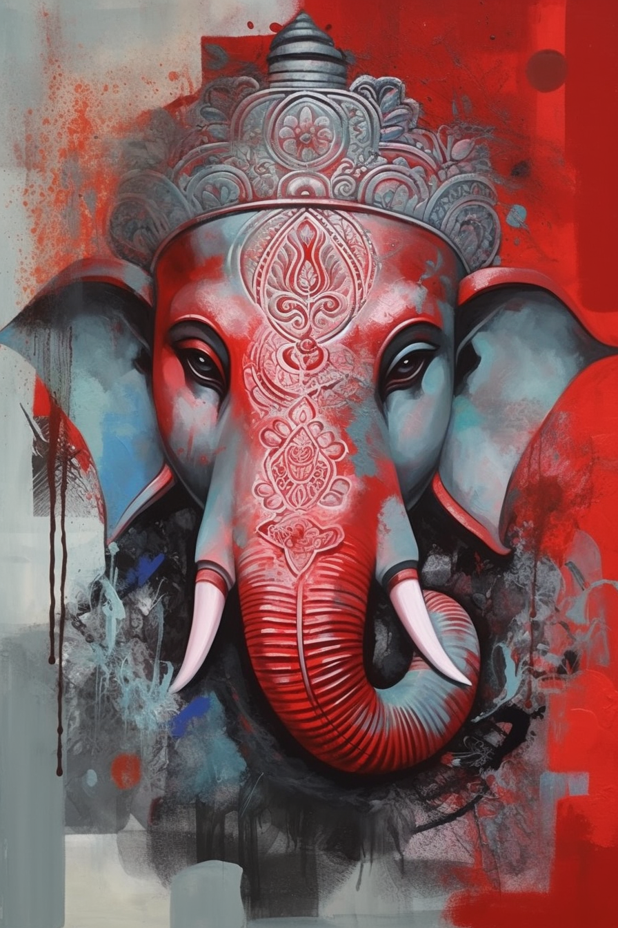 Modern Paintings Of Lord Ganesha