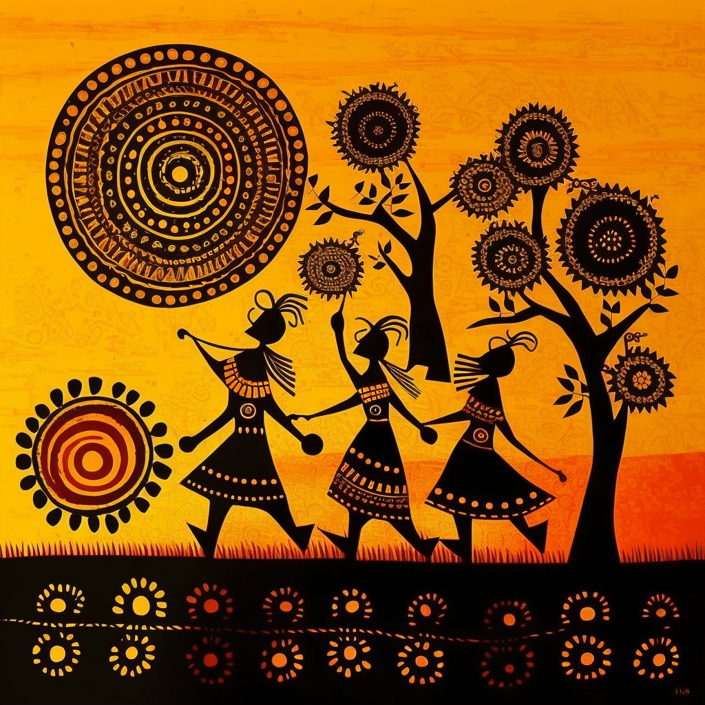 Warli Art Designs For Wall